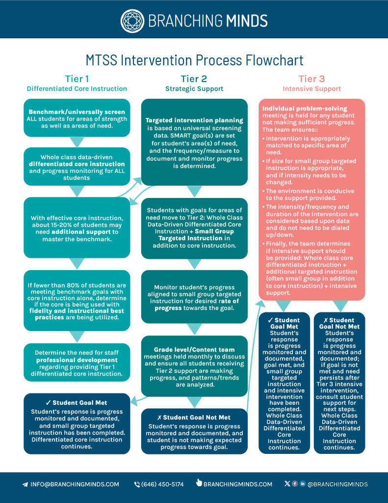 MTSS Intervention Process Flowchart - How to Guide